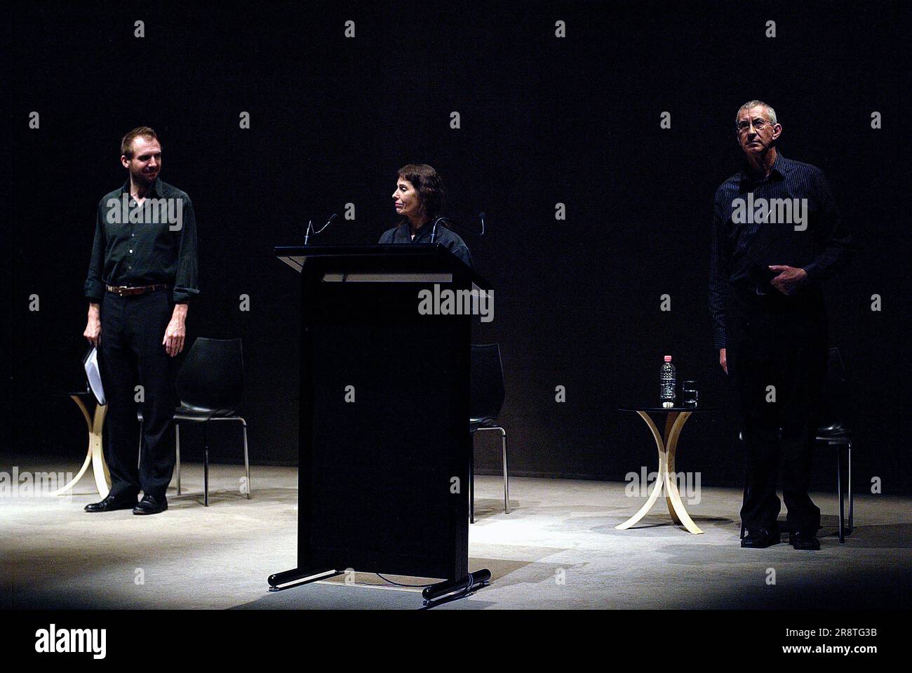 Ralph Fiennes, Helen Morse and Barry McGovern reading Samuel Beckett ...