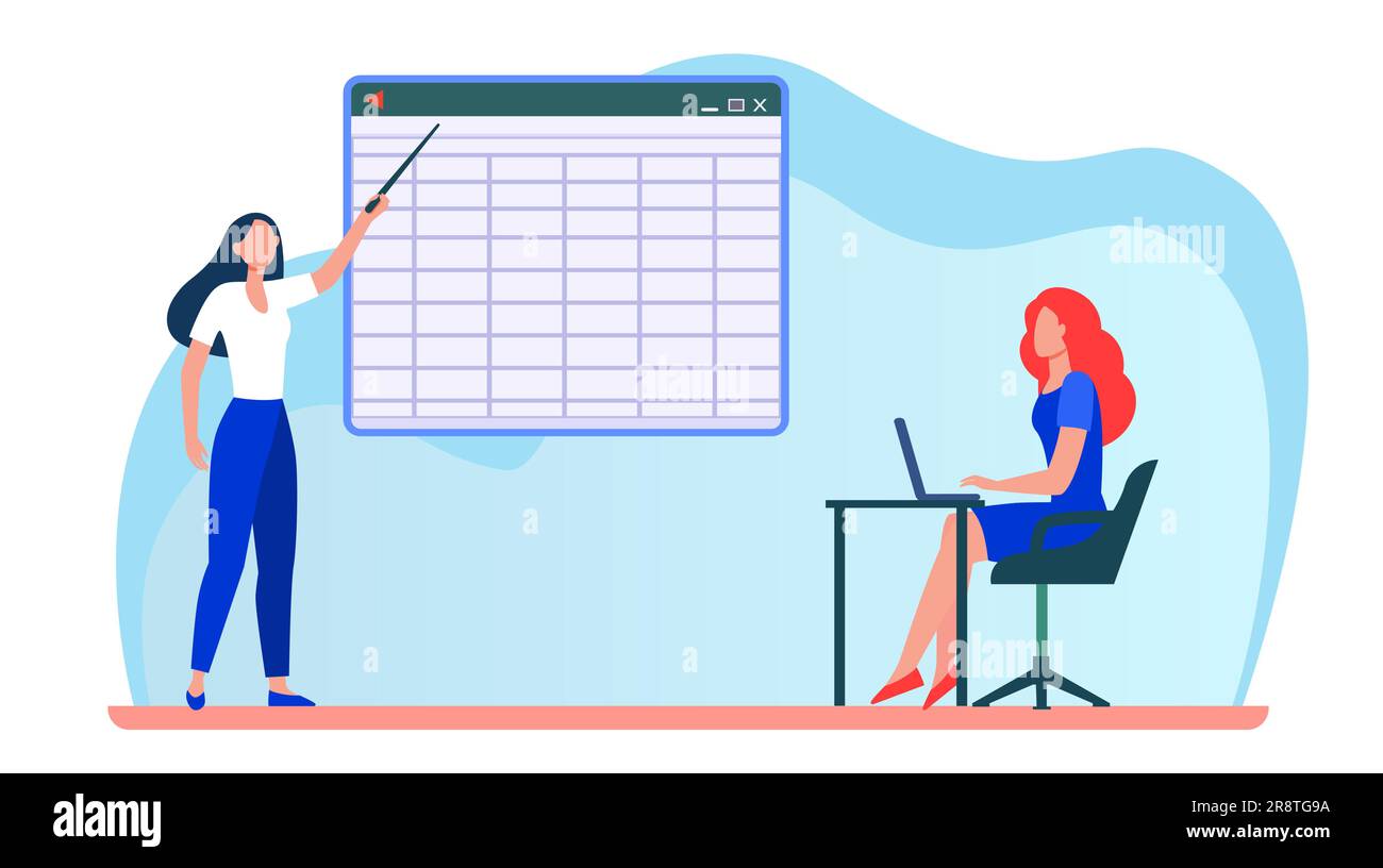 Girl report class Stock Vector Images - Alamy