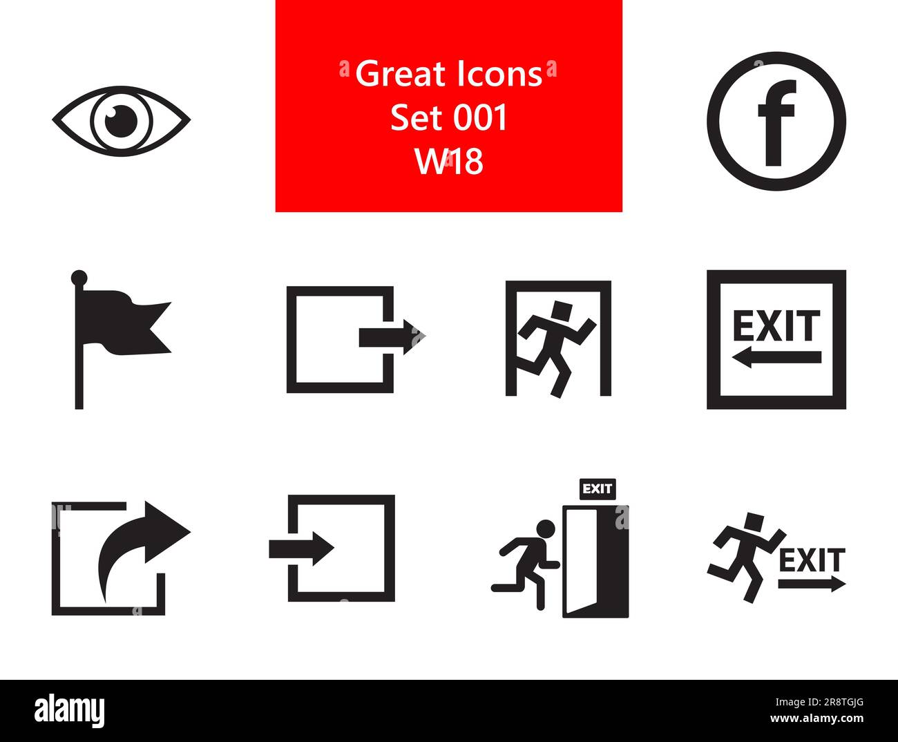 Exit Simple Icons Set Stock Vector Image & Art - Alamy Exit Simple Icons Set Stock Vector Image & Art - Alamy