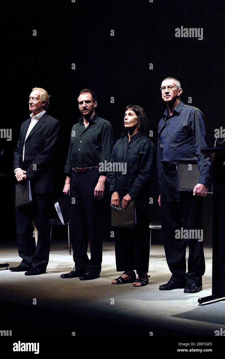 Charles Dance, Ralph Fiennes, Helen Morse and Barry McGovern reading ...