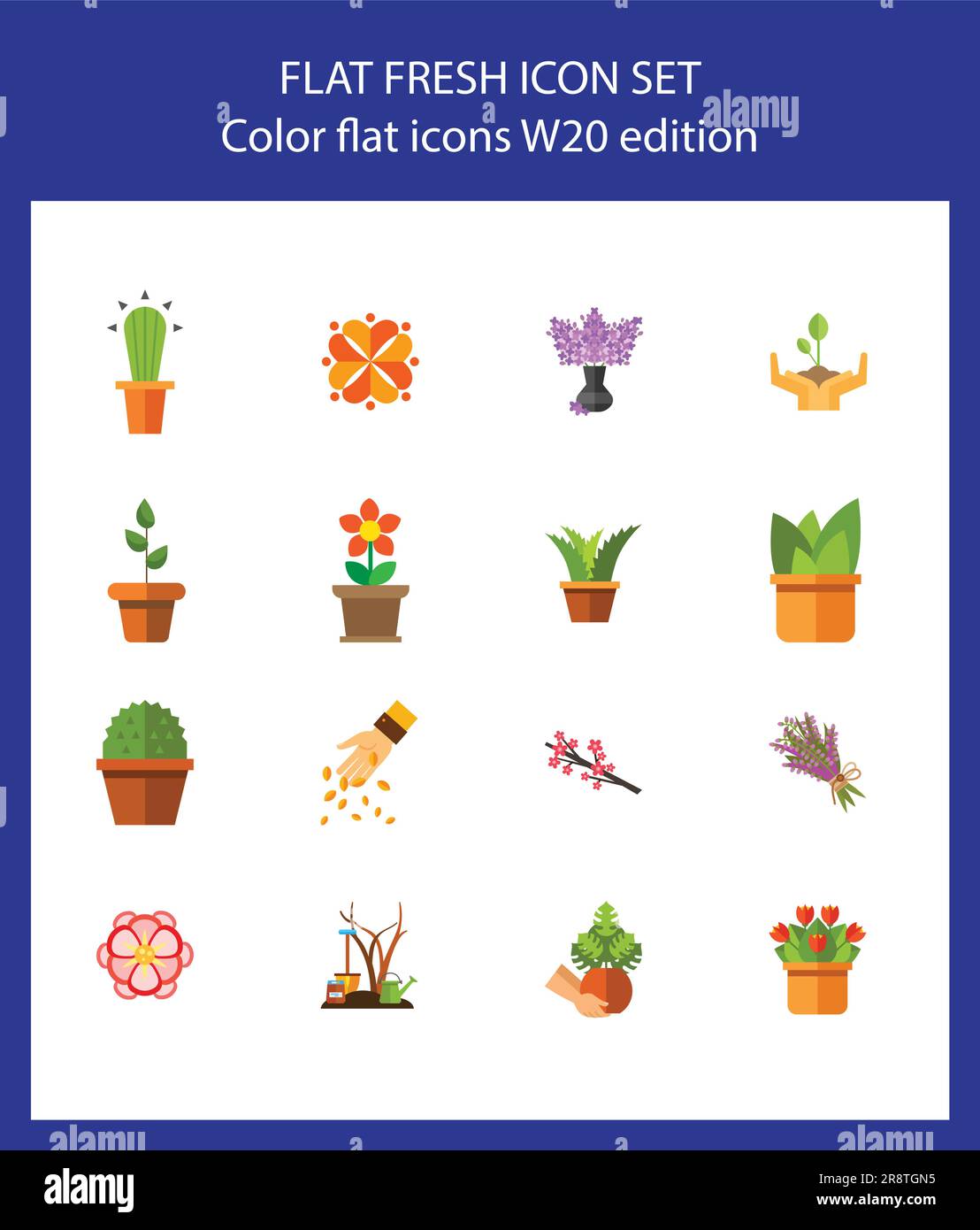 House plant icon set Stock Vector Image & Art - Alamy