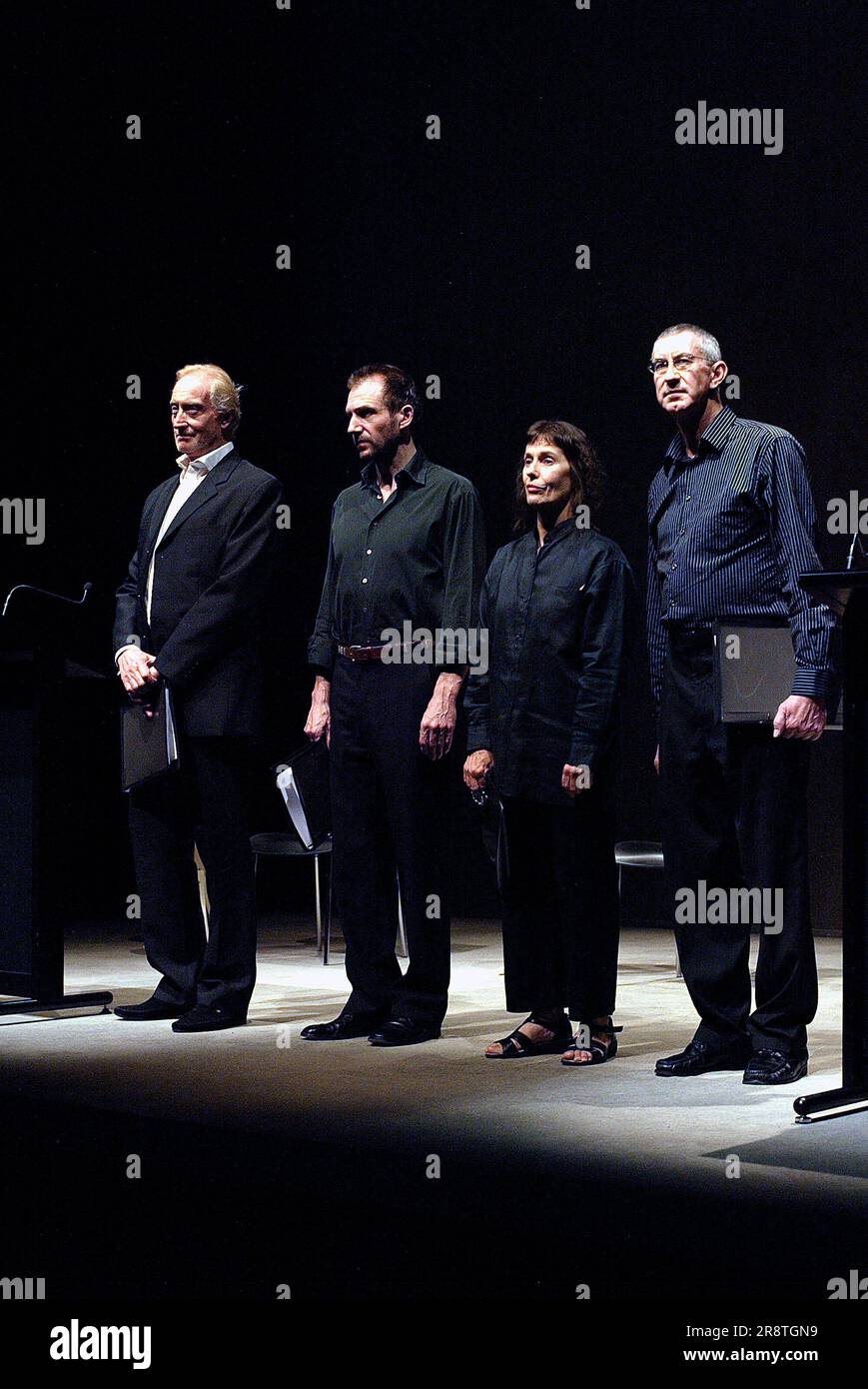 Charles Dance, Ralph Fiennes, Helen Morse and Barry McGovern reading ...