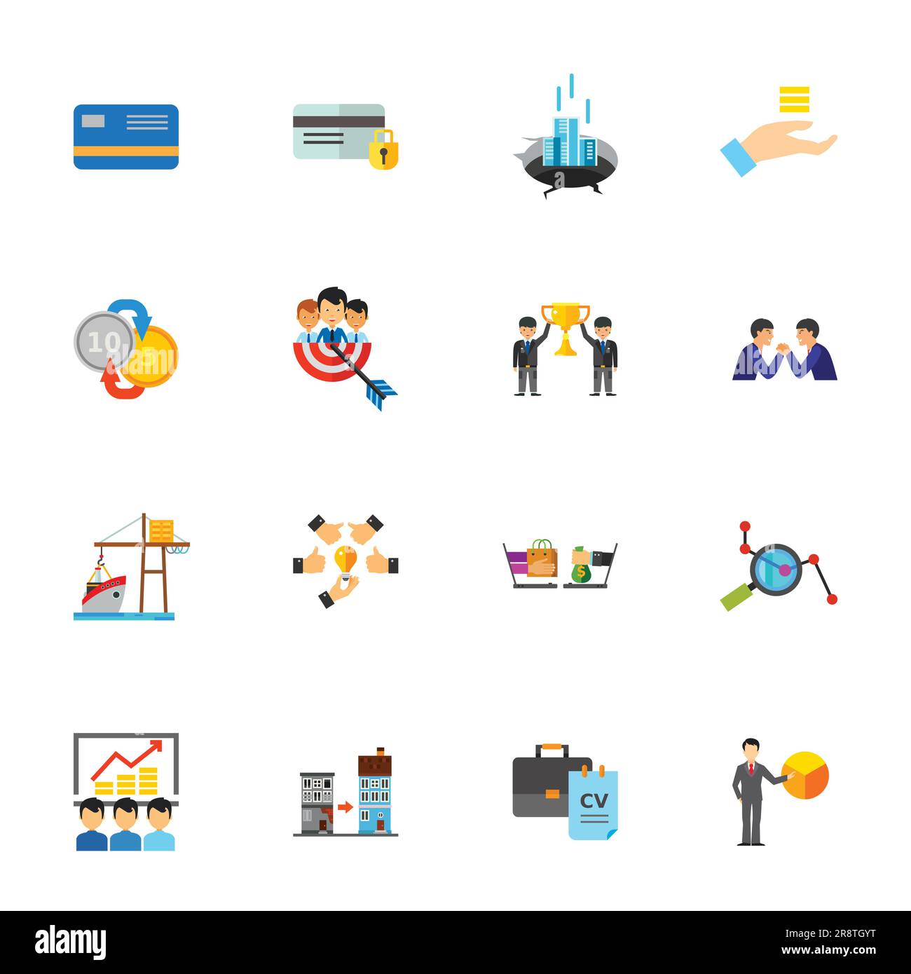 Startup icon set Stock Vector Image & Art - Alamy