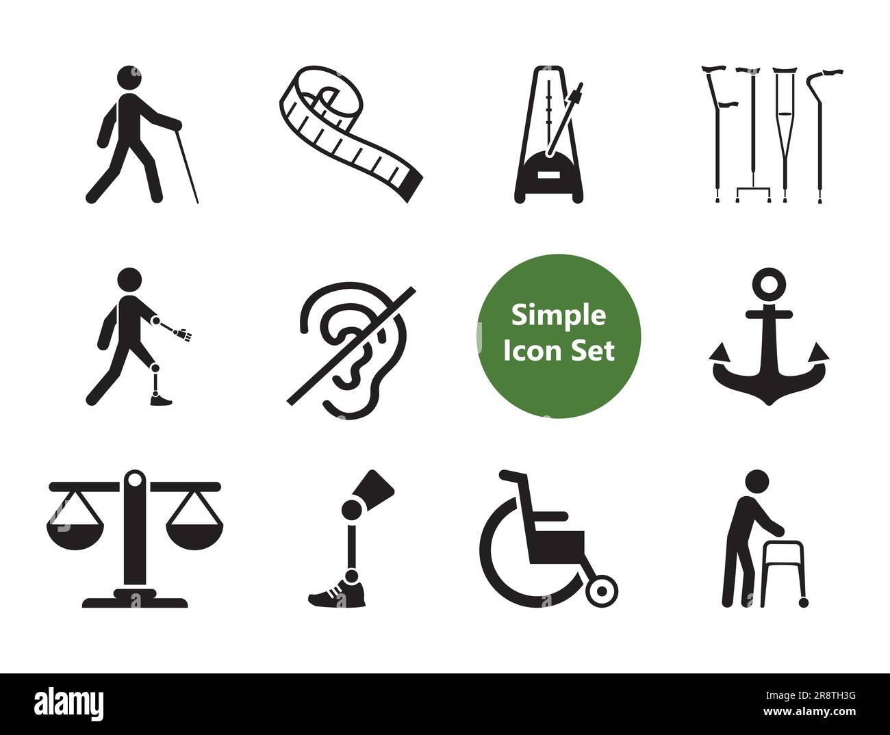 Tape measure leg arm Stock Vector Images - Alamy