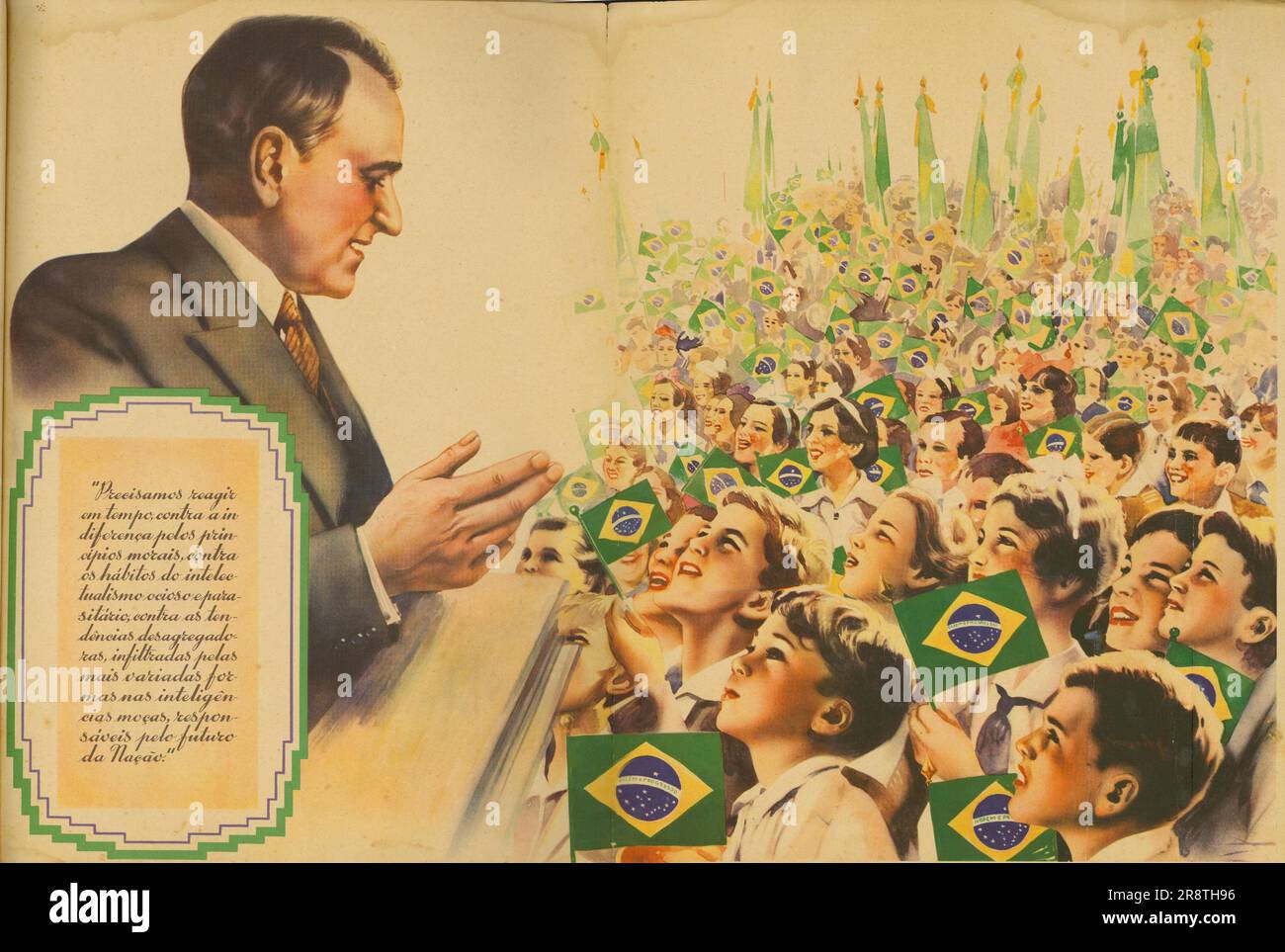 Page Of A Cartilha De Getúlio Vargas Also Known As Cartilha Da Mãe