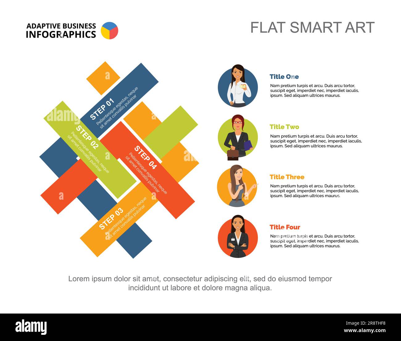 Four Options Process Slide Template Stock Vector Image & Art - Alamy