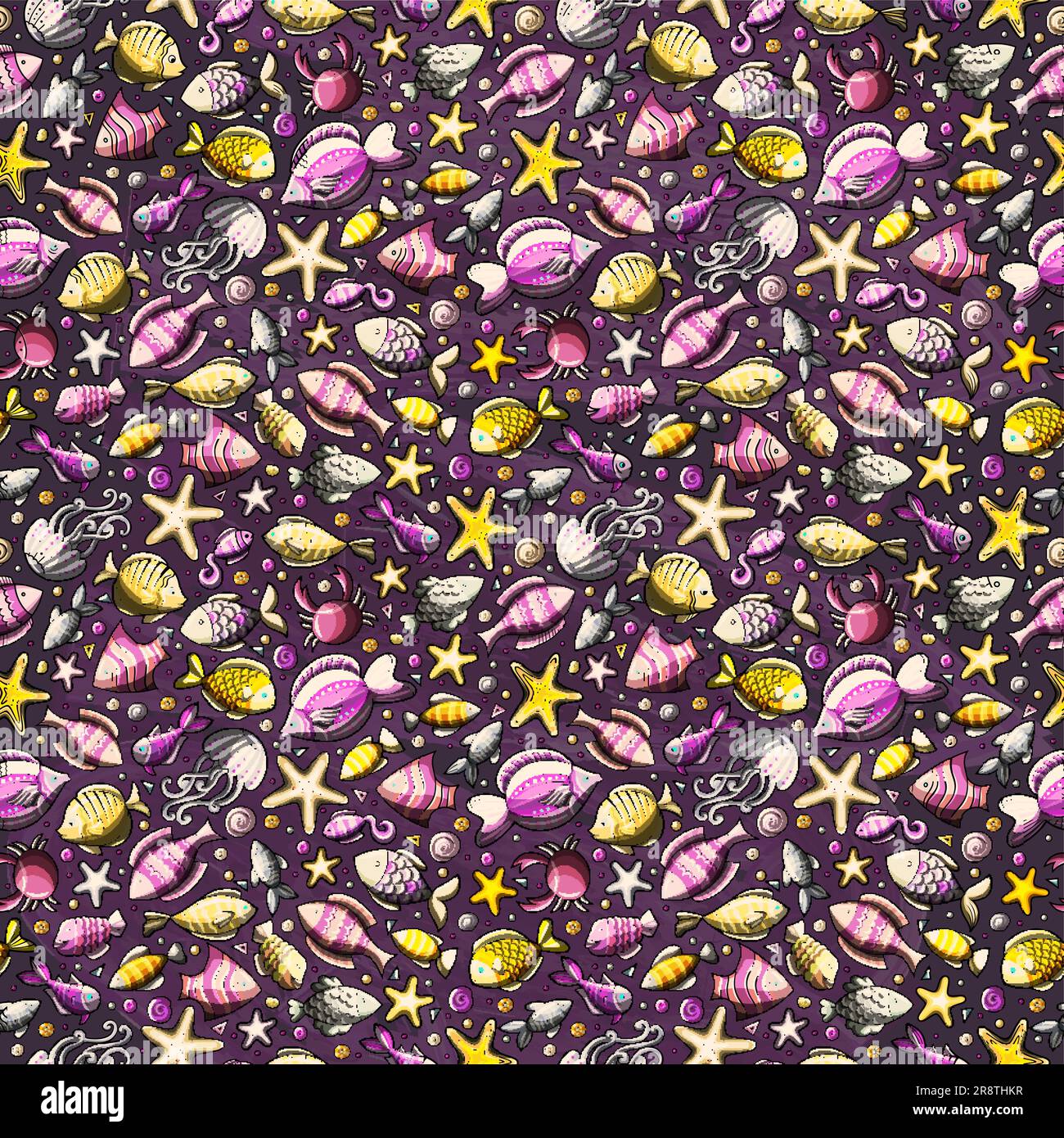 Maritime aquarium Stock Vector Images - Alamy