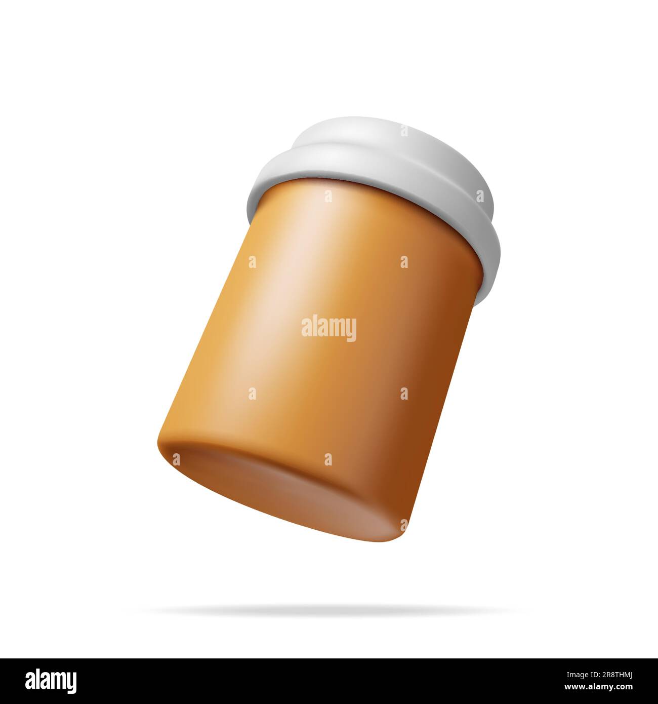 3d plastic pill bottles isolated render medicine package for pills hi ...