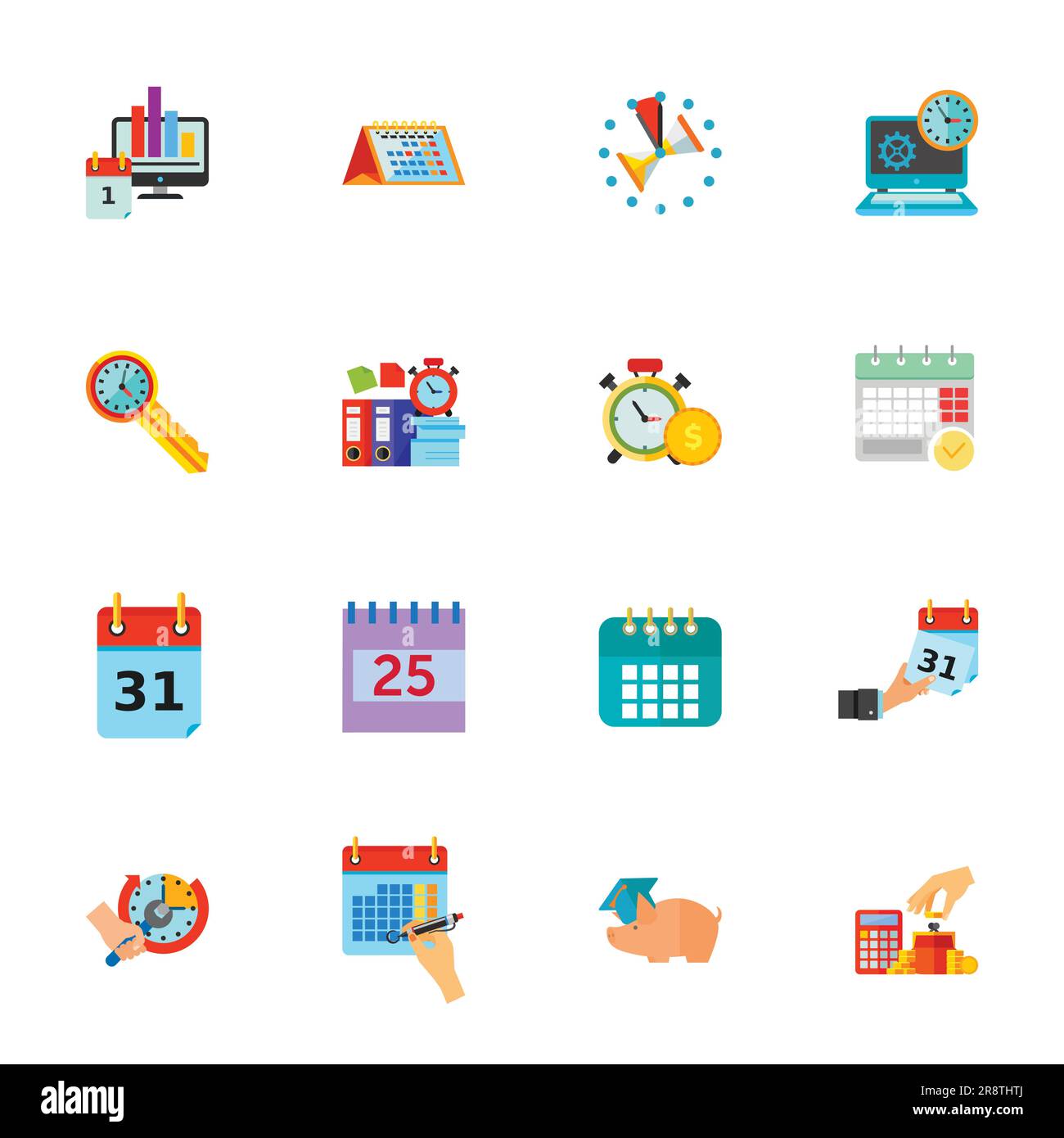 Time frame icon set Stock Vector Image & Art - Alamy