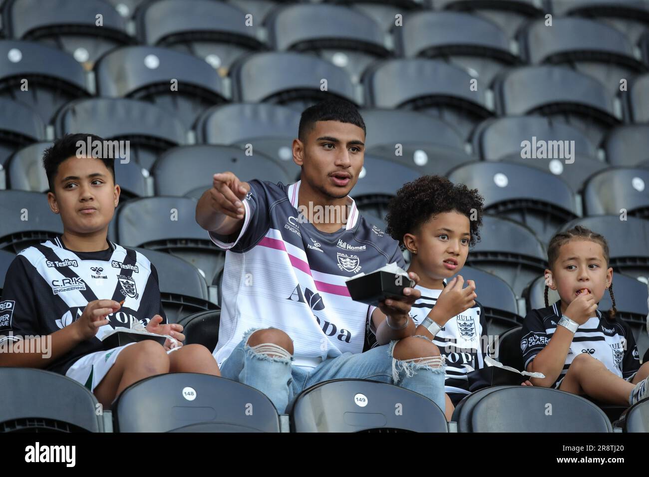 Hull FC supporters during the Betfred Super League Round 16 match Hull ...