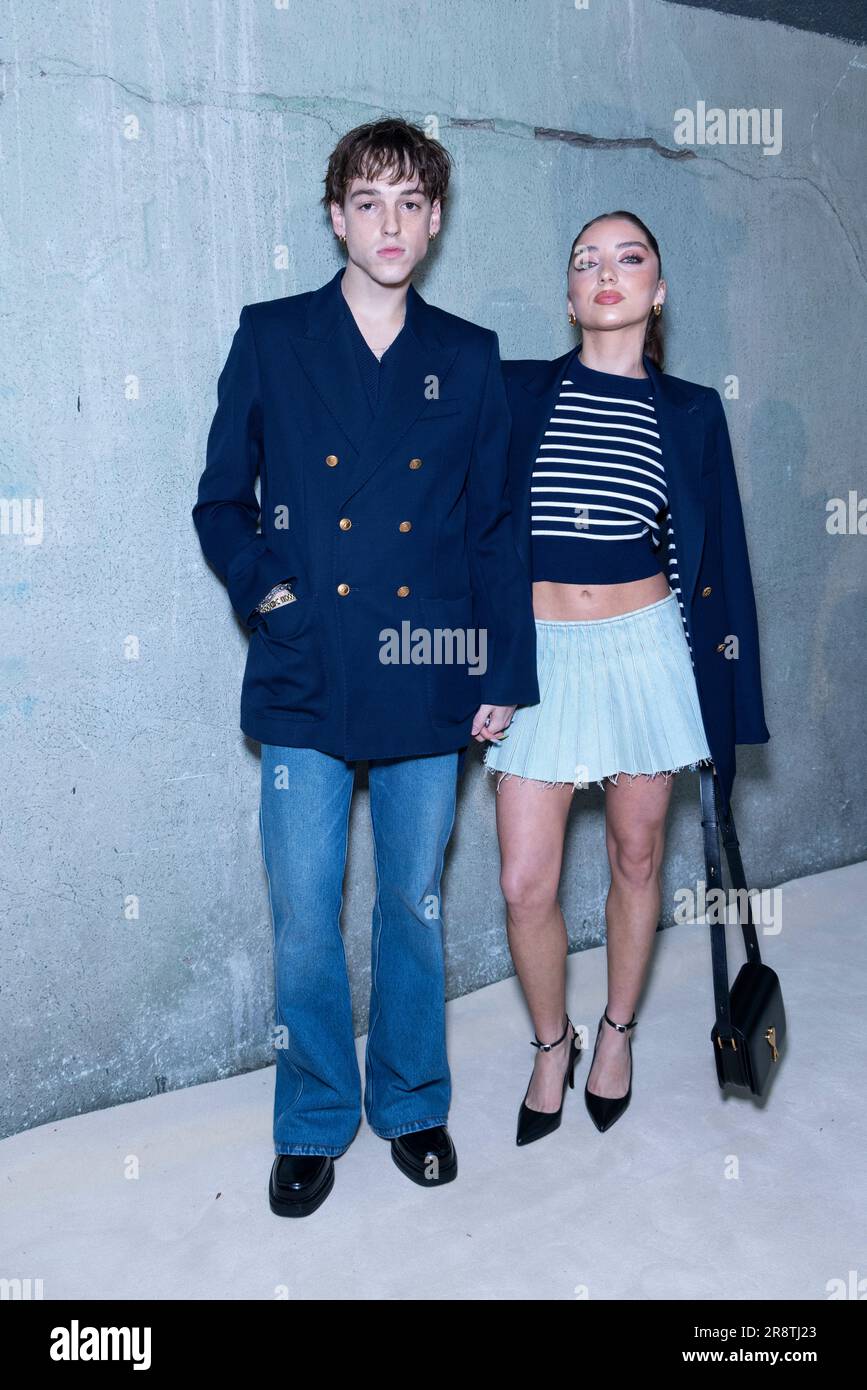 Paris, Frankreich. 22nd June, 2023. Baron Schoenvogel and Zoi Lerma ...