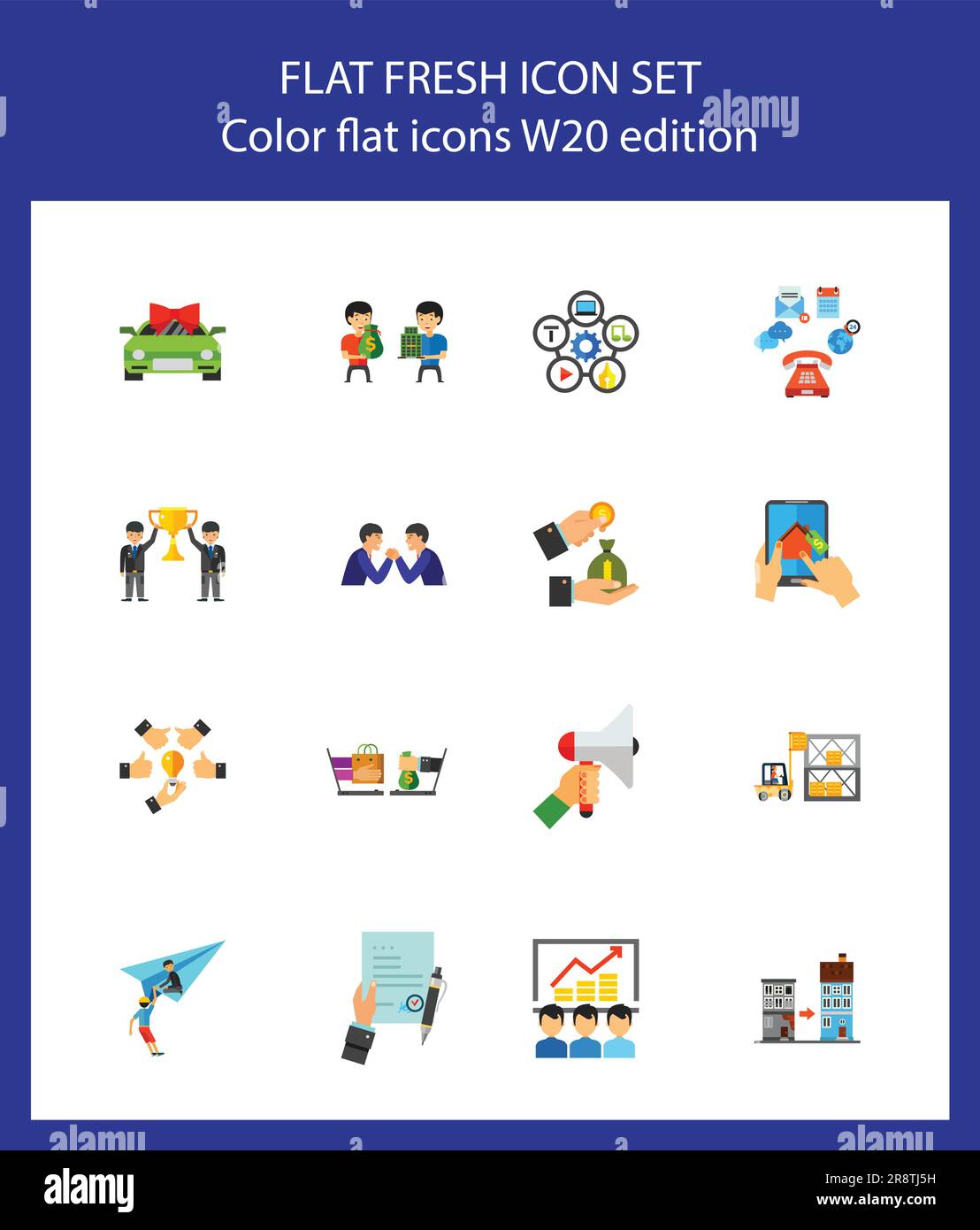 Business development icon set Stock Vector Image & Art - Alamy