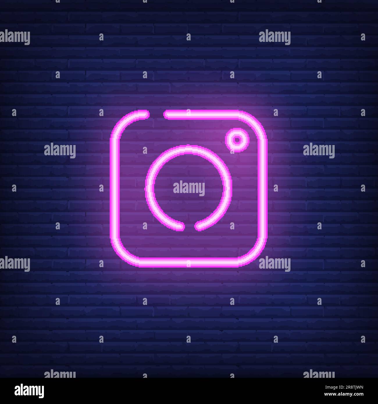 Photographic camera neon sign Stock Vector Image & Art - Alamy