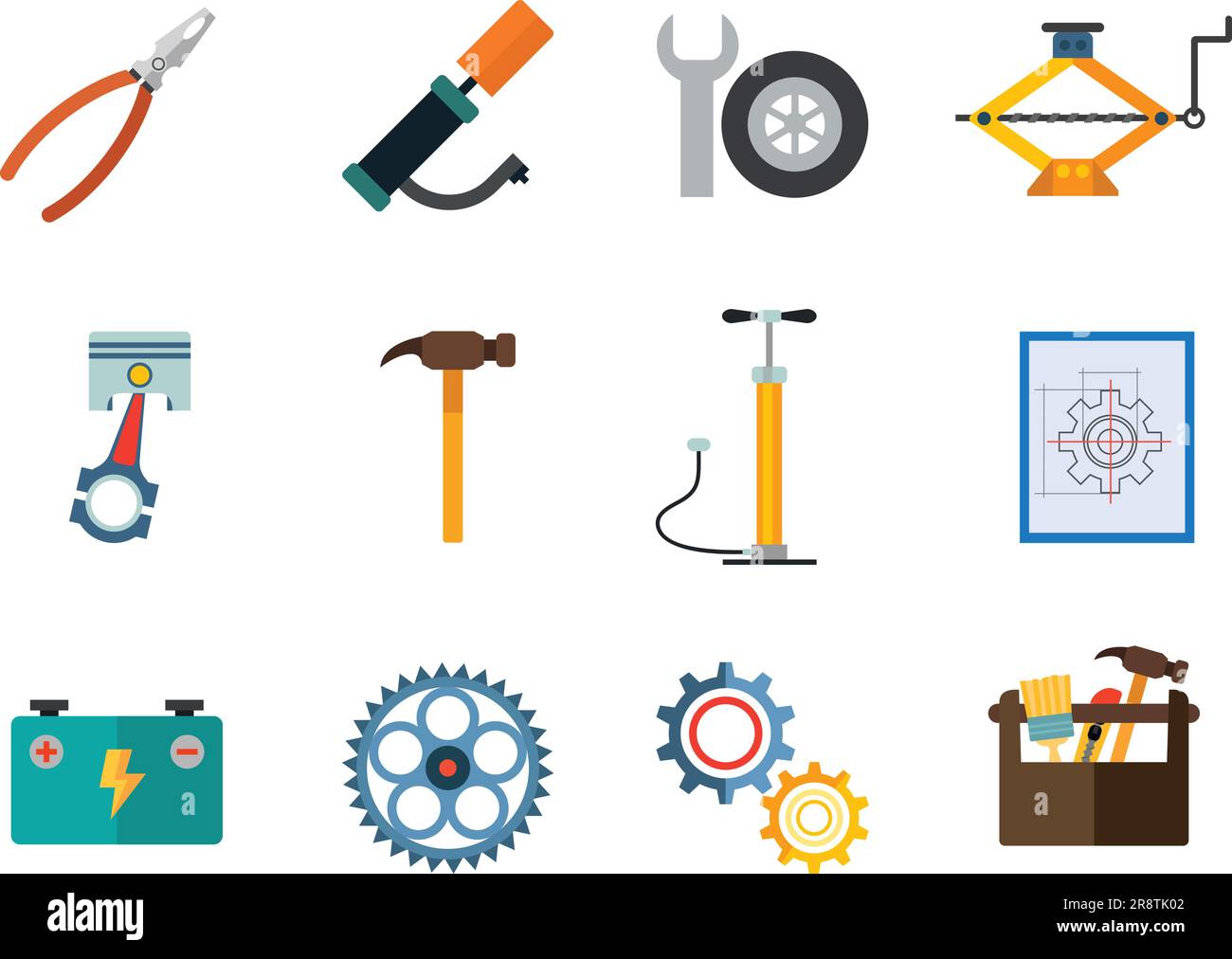 Service Icons Set Stock Vector Image & Art - Alamy