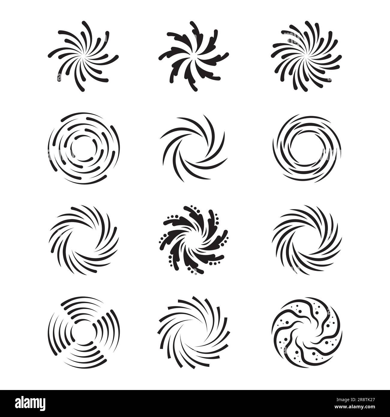 Spinning whirl Stock Vector Images - Alamy