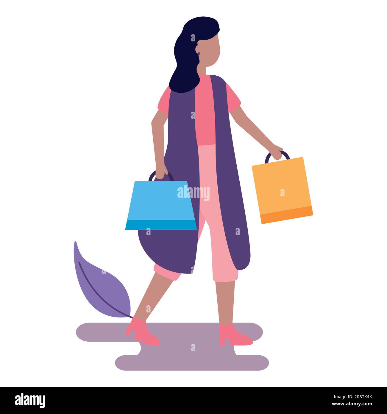 Carrying buying Stock Vector Images - Alamy