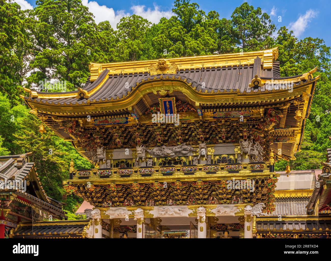 Yomeimon Gate of the Nikko Toshogu Shrine Stock Photo - Alamy