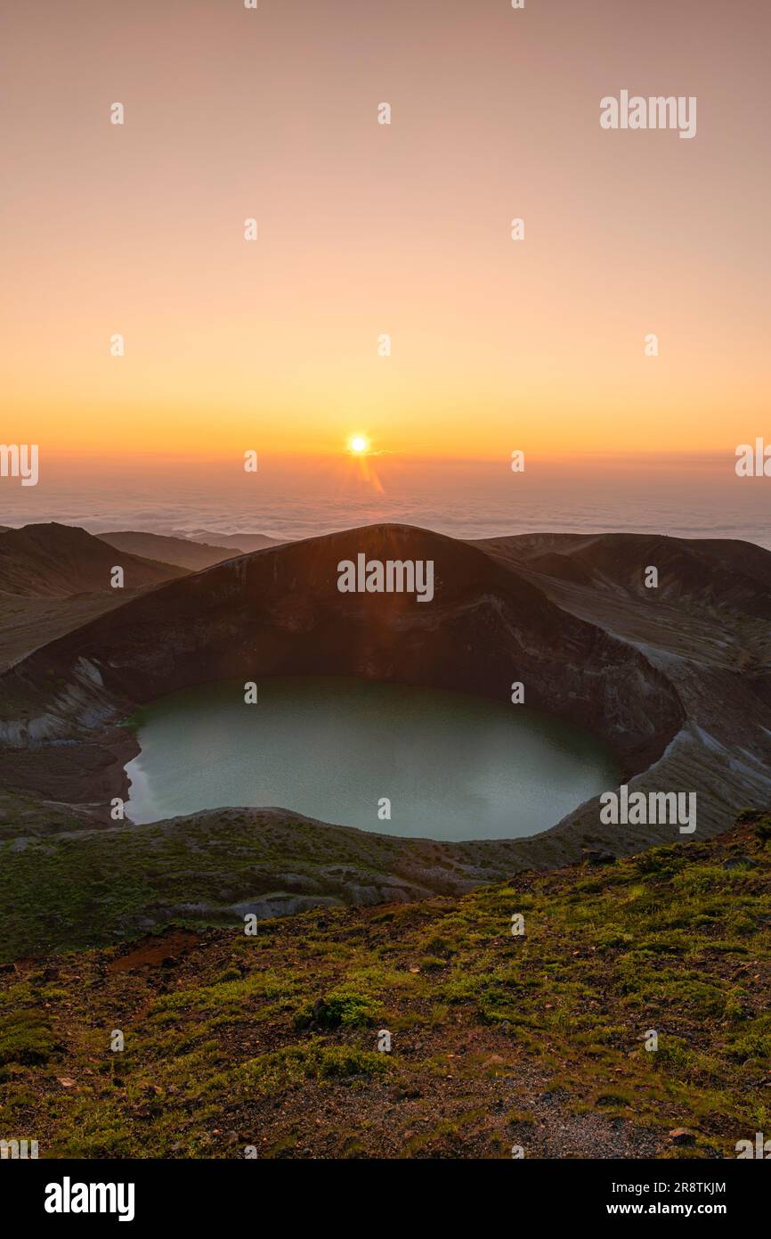 Sunrise at Zao Gogama Stock Photo - Alamy