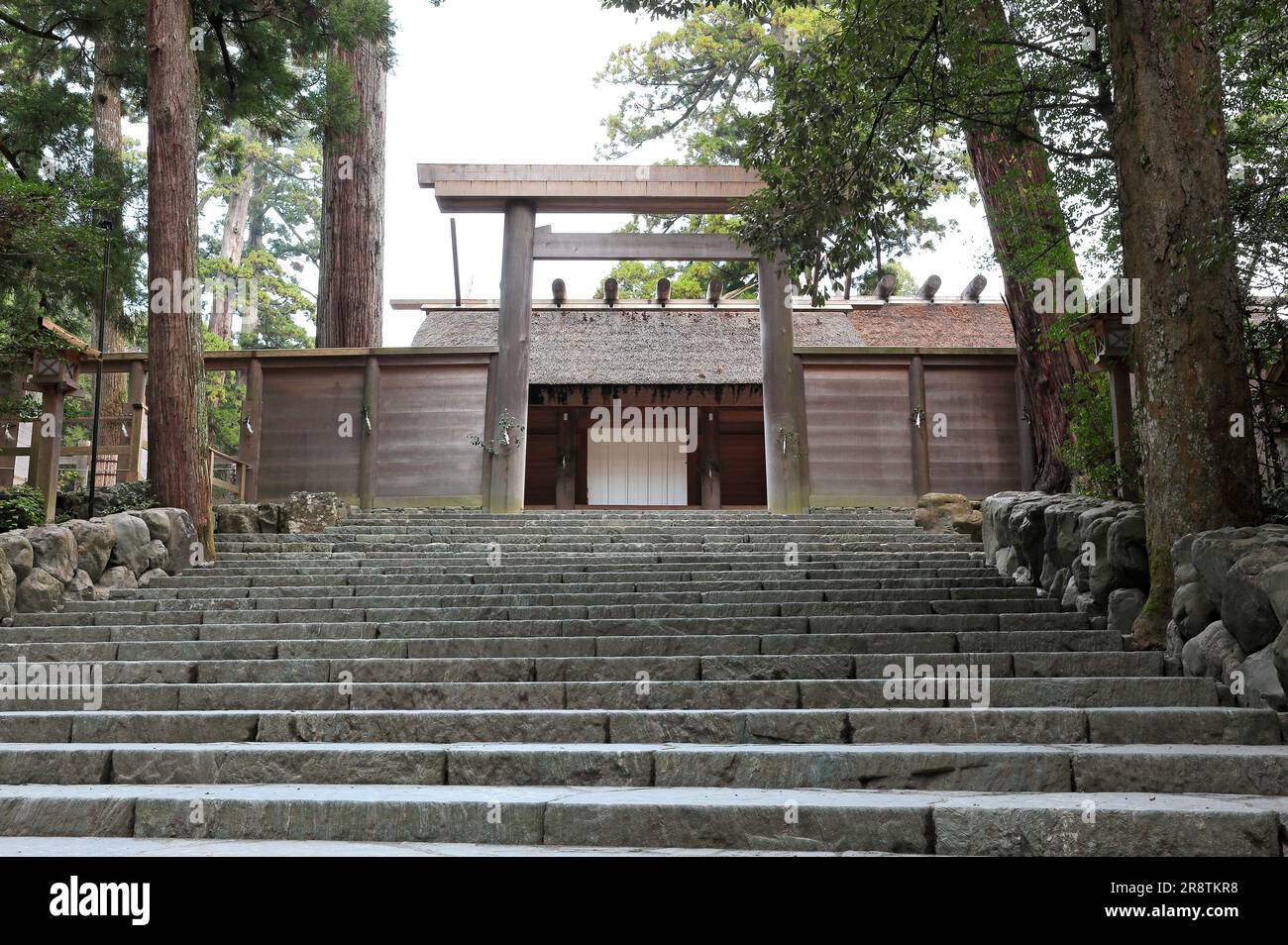 Inner sanctuary of Ise grand shrine Stock Photo - Alamy