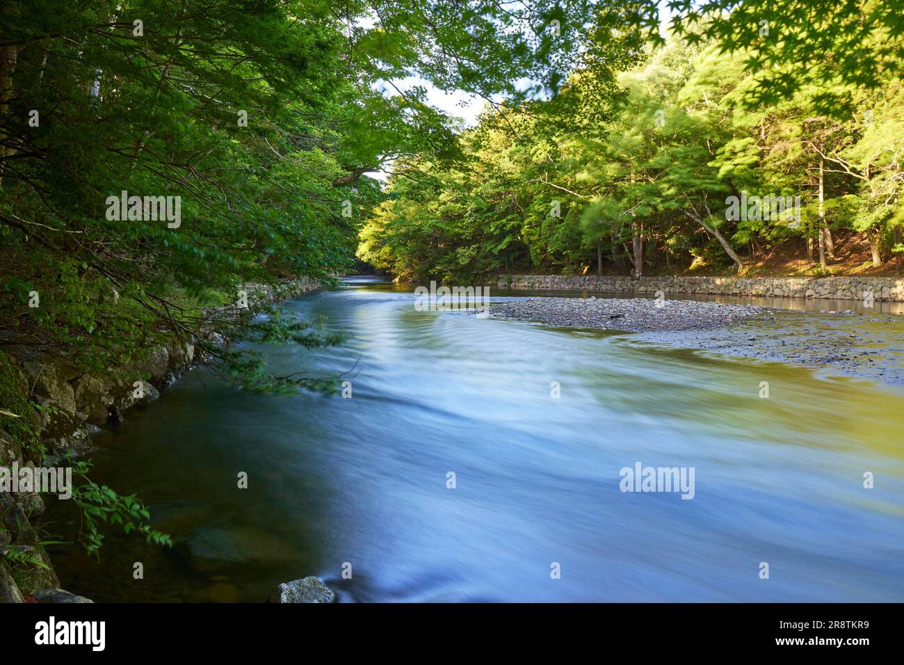 Ise Jingu Isuzu River and Mitarashi place Stock Photo - Alamy
