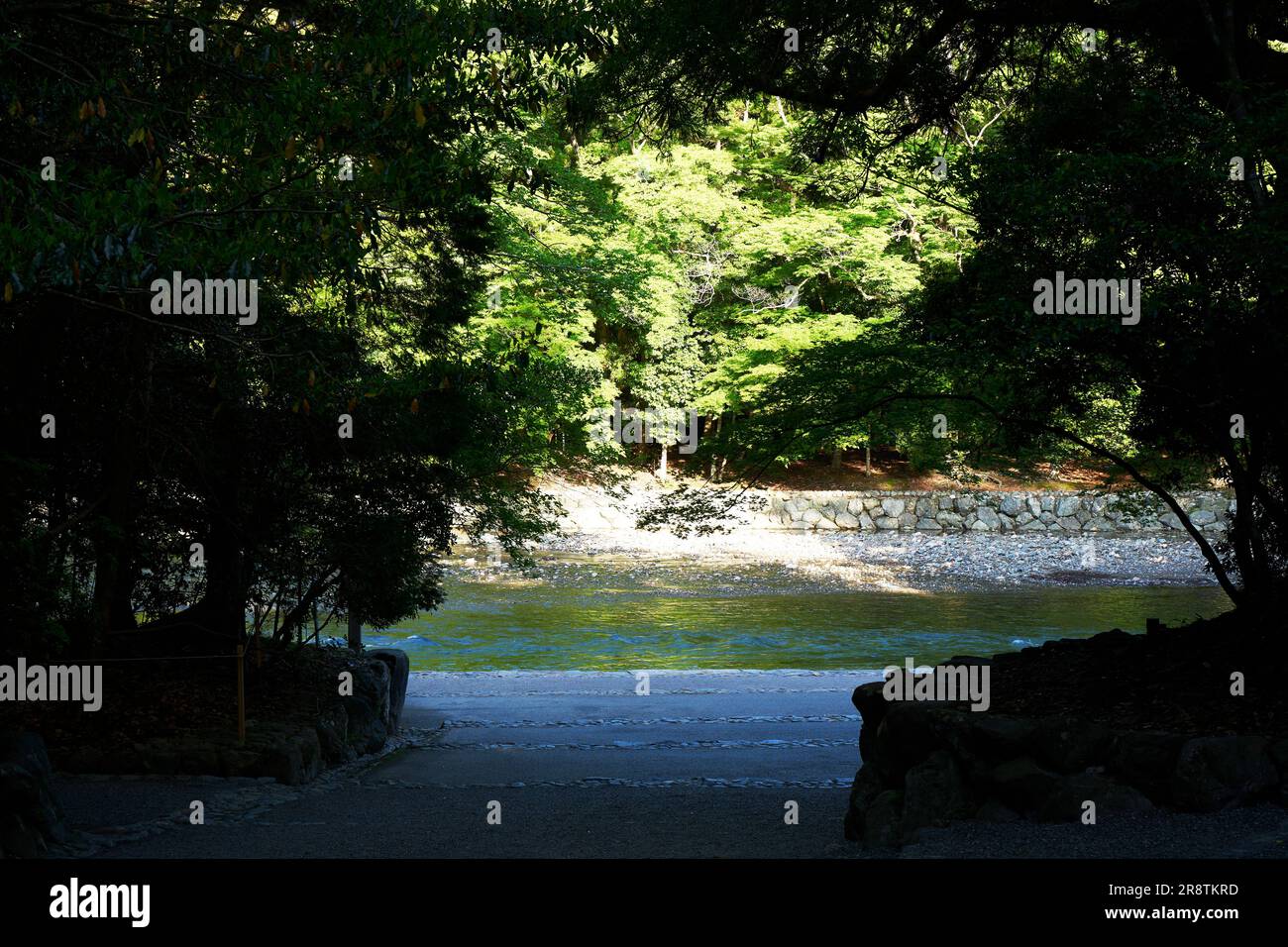 Ise Jingu Isuzu River and Mitarashi place Stock Photo - Alamy