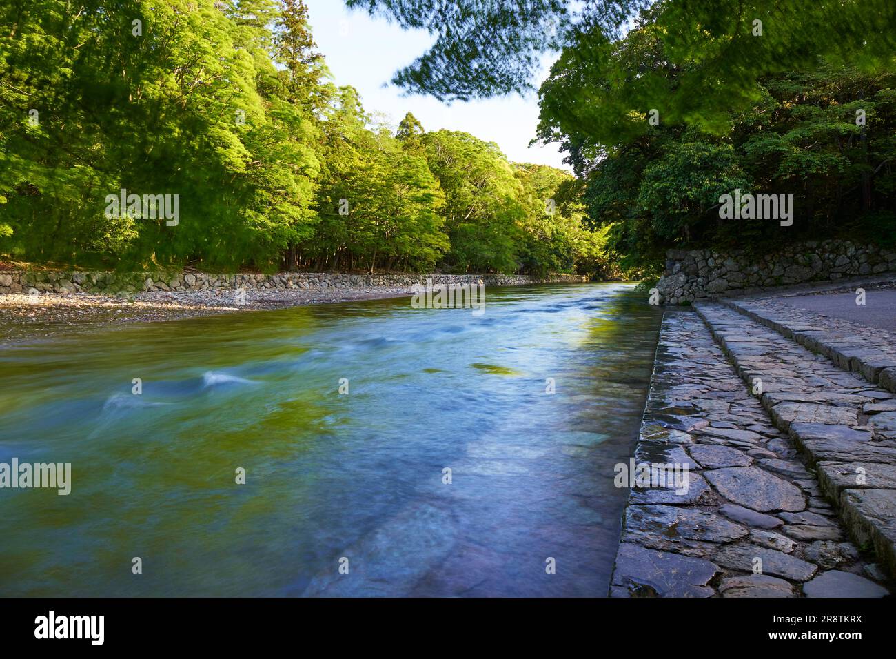 Ise Jingu Isuzu River and Mitarashi place Stock Photo - Alamy