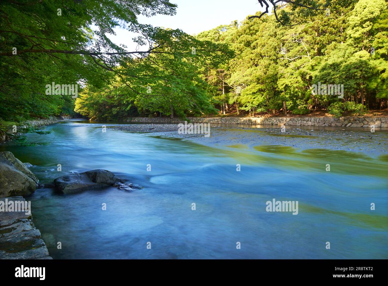 Ise Jingu Isuzu River and Mitarashi place Stock Photo - Alamy