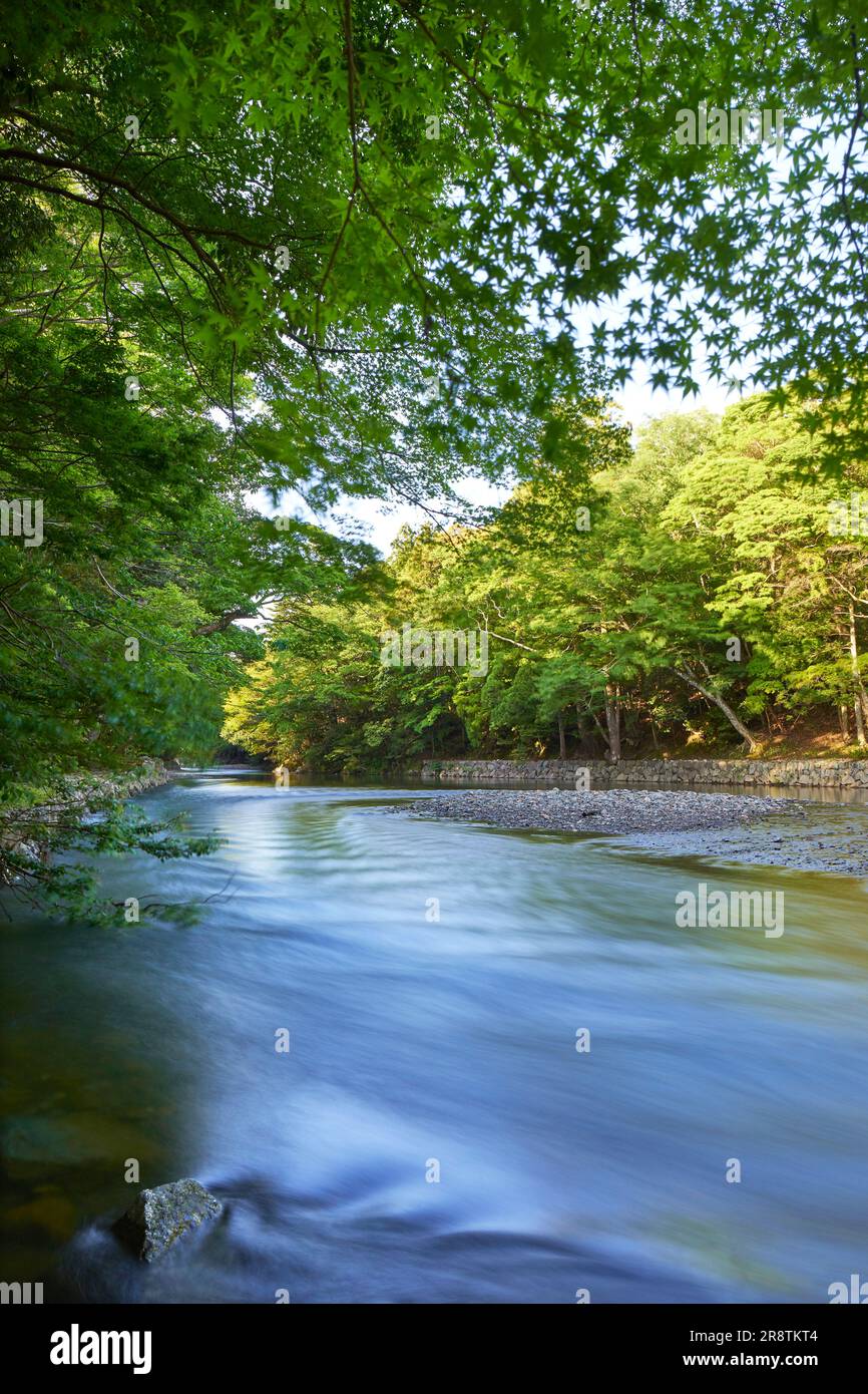 Ise Jingu Isuzu River and Mitarashi place Stock Photo - Alamy