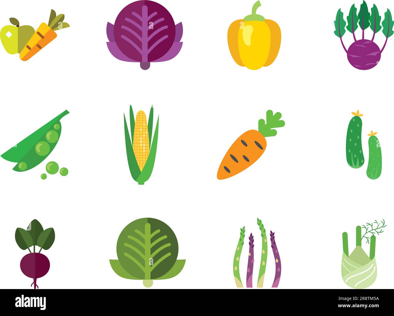 Healthy Food Icons Set Stock Vector Image & Art - Alamy