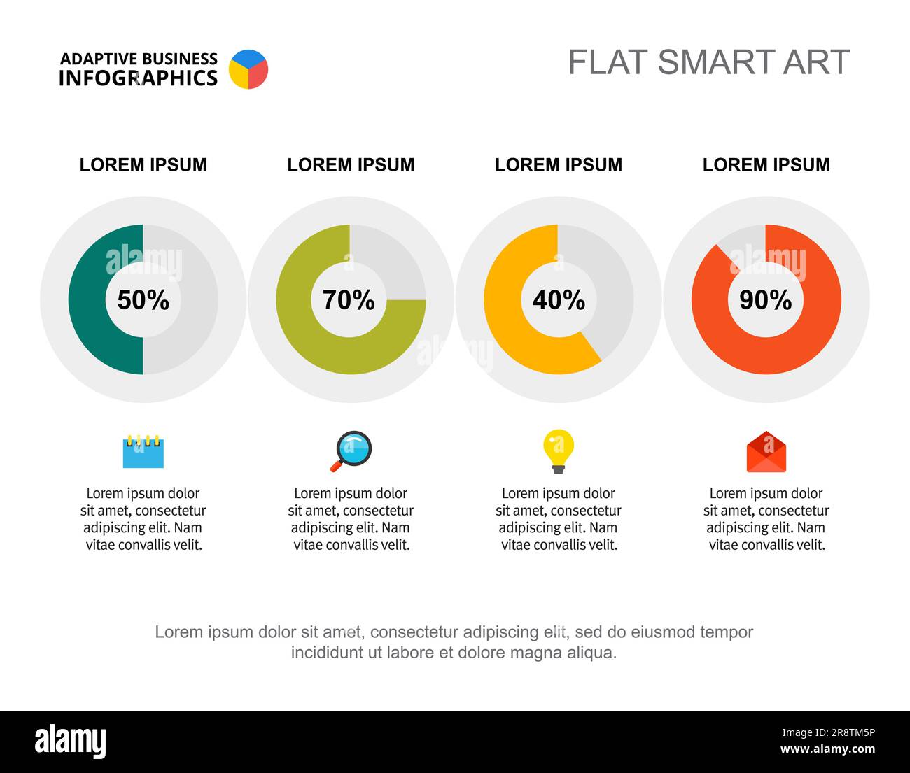 Four Circular Percentage Diagram Template Stock Vector Image & Art - Alamy