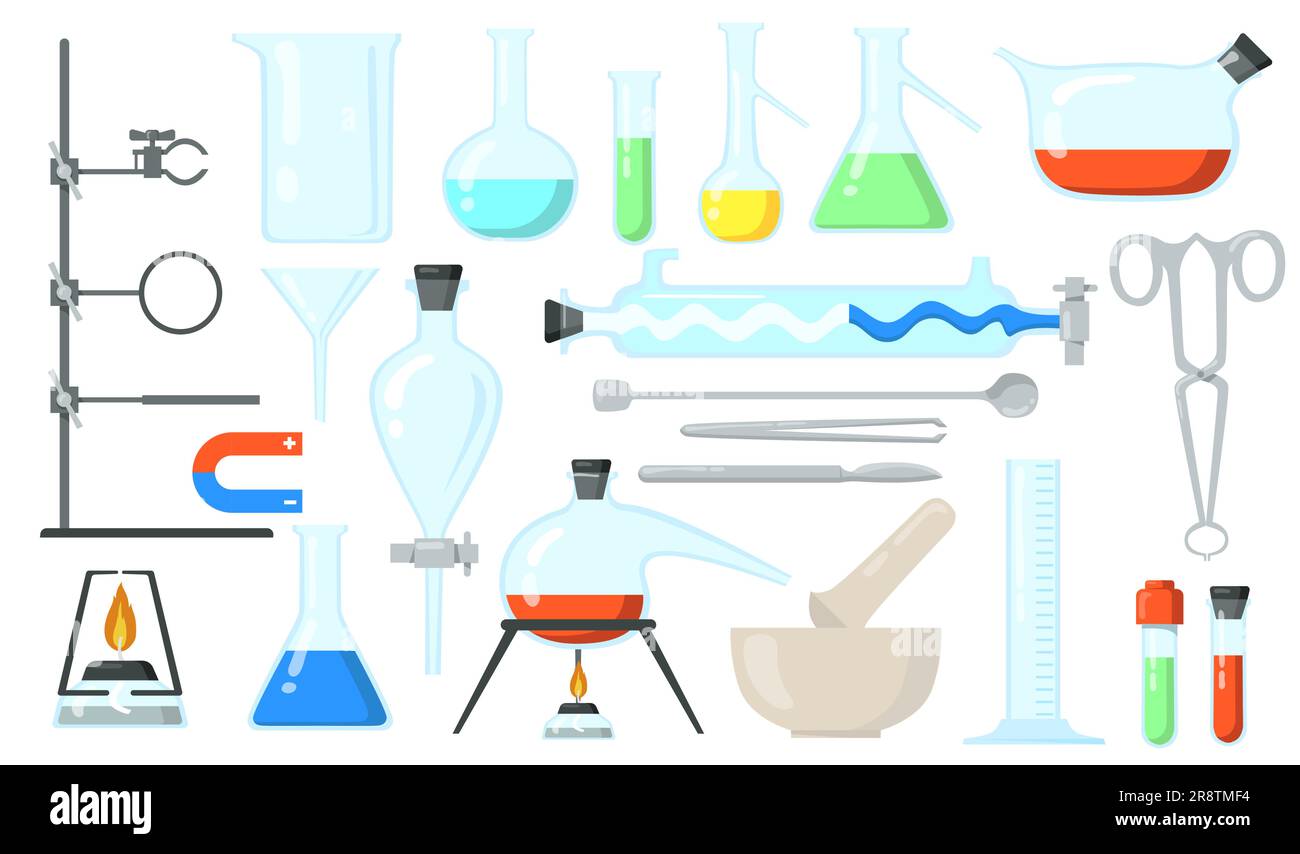 Test tube holder glass Cut Out Stock Images & Pictures - Alamy