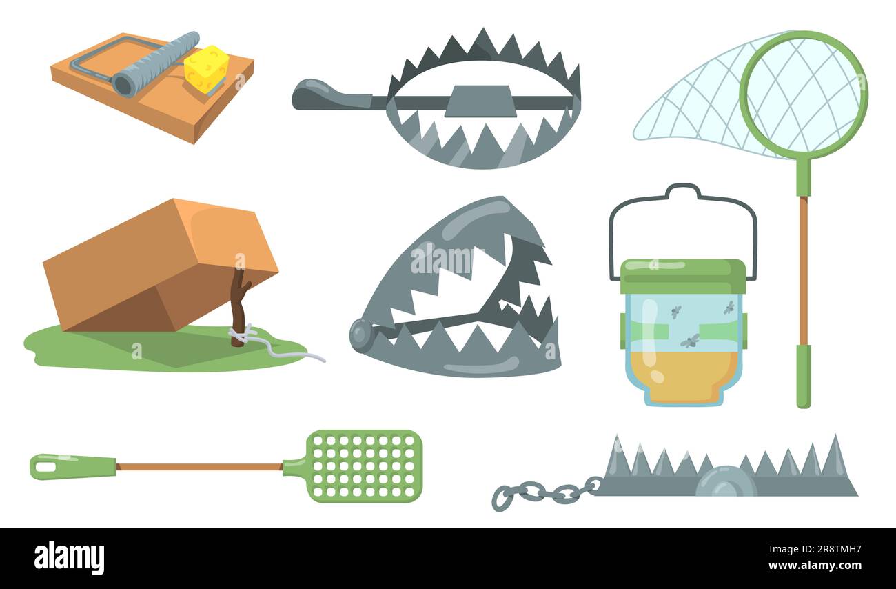 Cartoon bear trap hi-res stock photography and images - Alamy