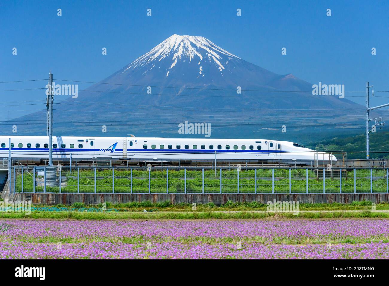 Shinkansen and Mt. Fuji Stock Photo - Alamy