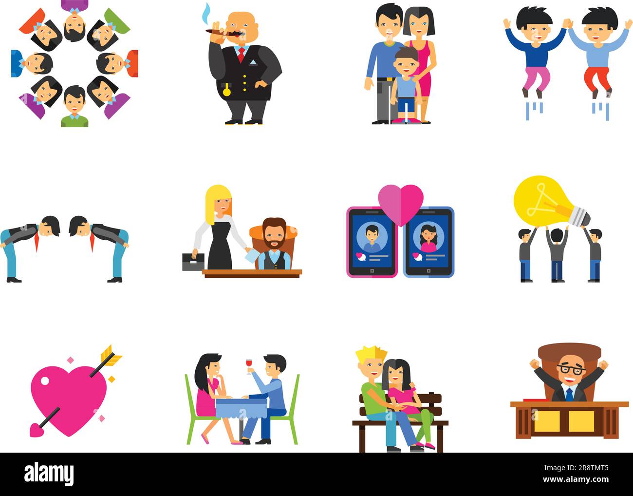 People Icon Set Stock Vector Image & Art - Alamy