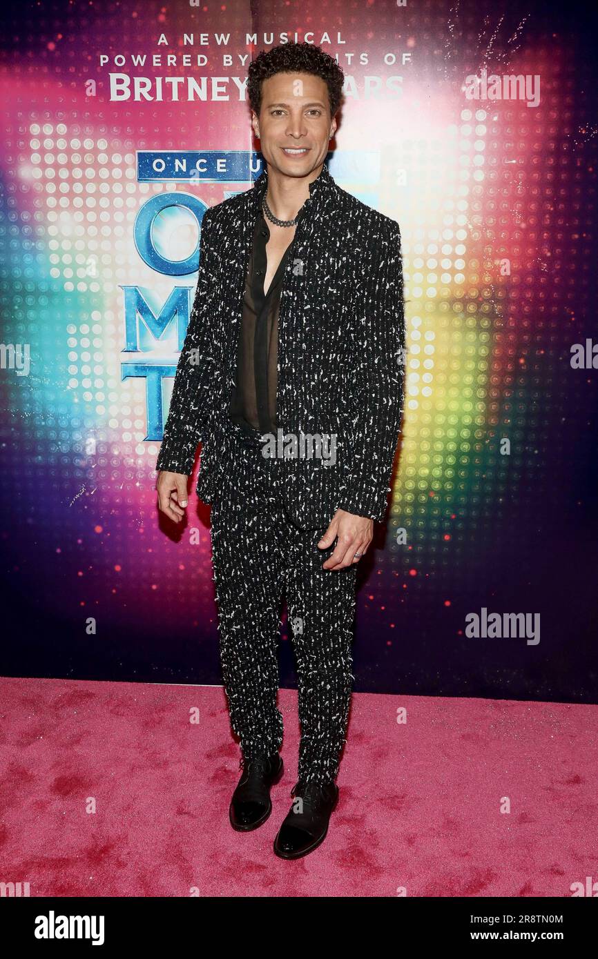 Actor Justin Guarini attends the Broadway opening night of "Once Upon A ...
