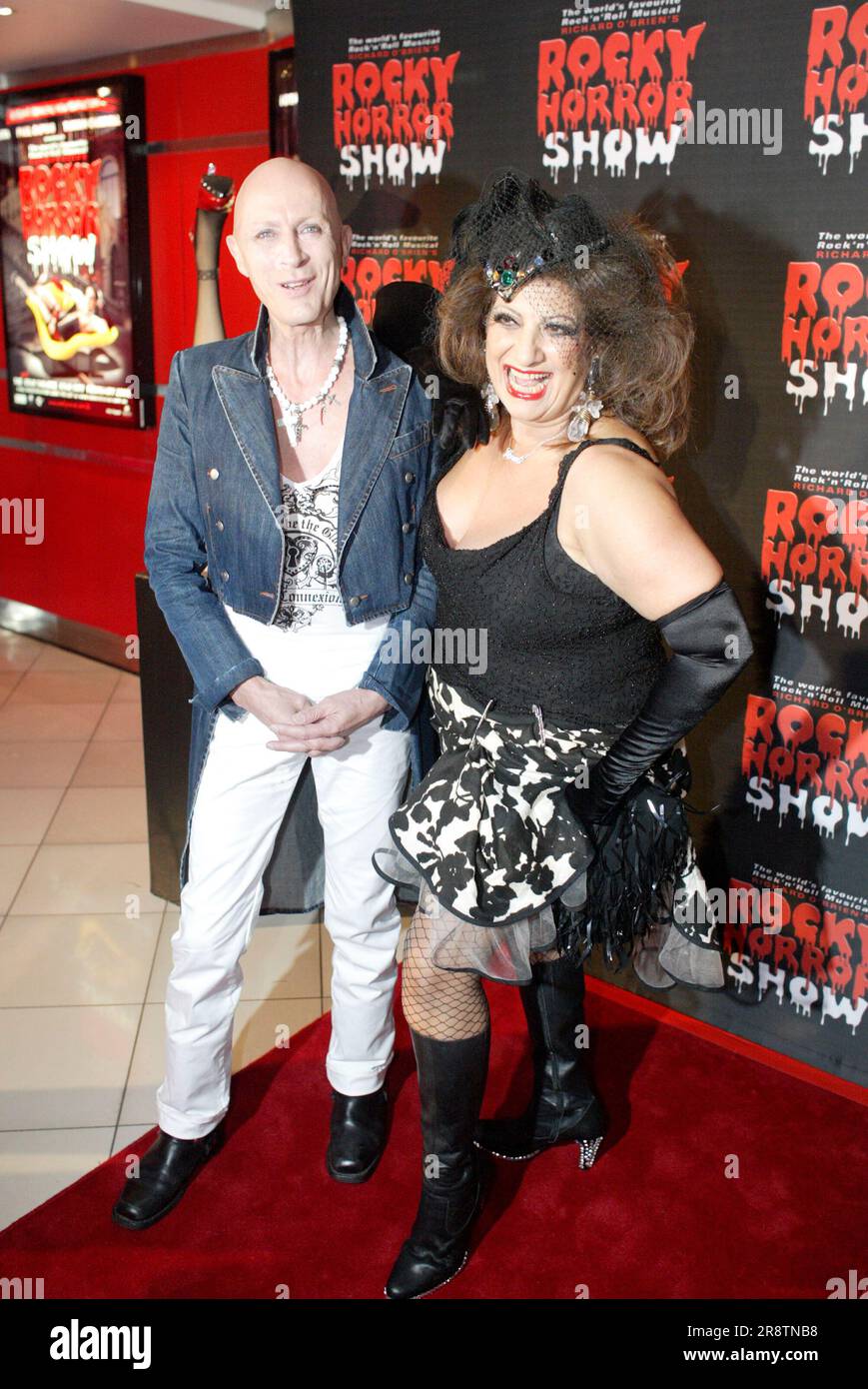 Richard O'Brien and Maria Venuti The premiere of the stage production ...