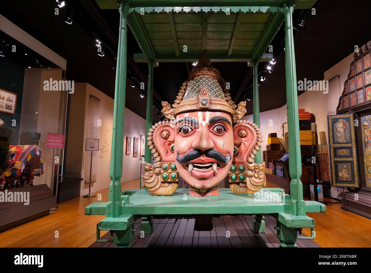 Bust of Aravan, the Hindu god of the transgender community in India, in ...
