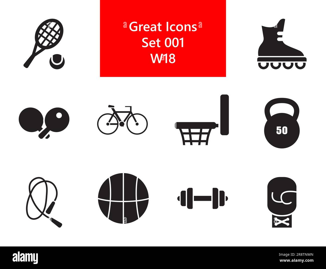 Biceps icon simple illustration biceps hi-res stock photography and ...