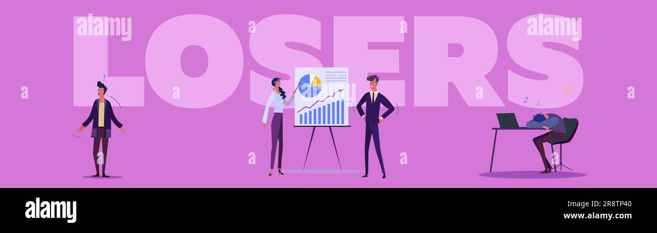 Office losers set Stock Vector Image & Art - Alamy