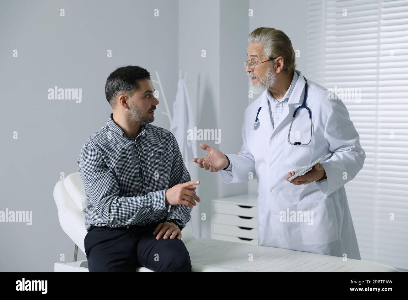 Senior patient having appointment hi-res stock photography and images ...