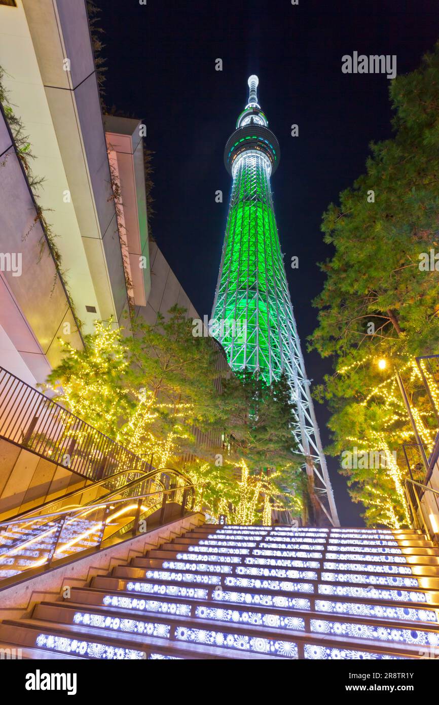 Tokyo Sky Tree and Sorami Slope Stock Photo - Alamy