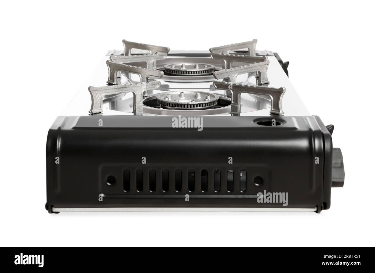 Portable gas stove isolated on white. Military equipment Stock Photo ...