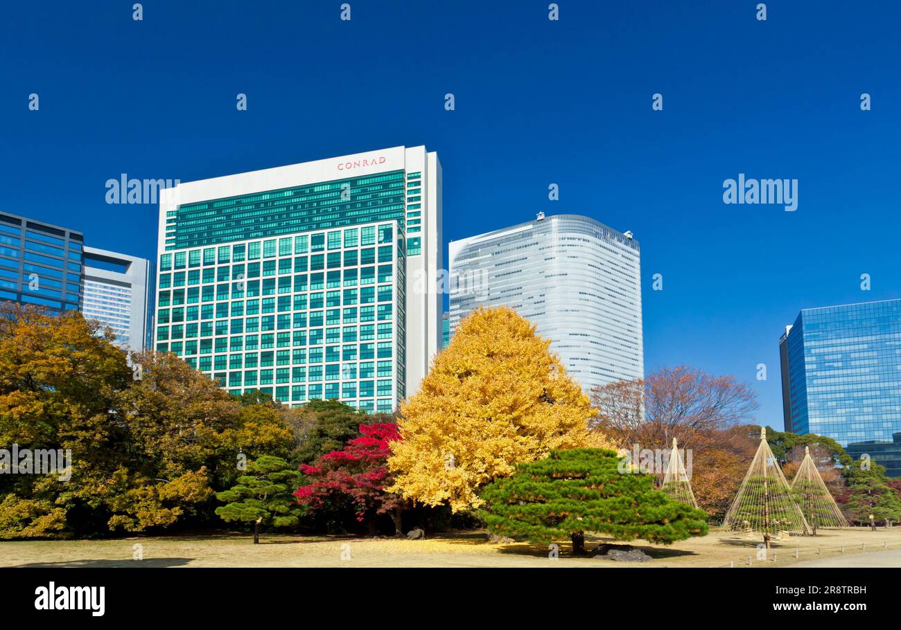 Dentsu shiodome tokyo japan hi-res stock photography and images - Alamy