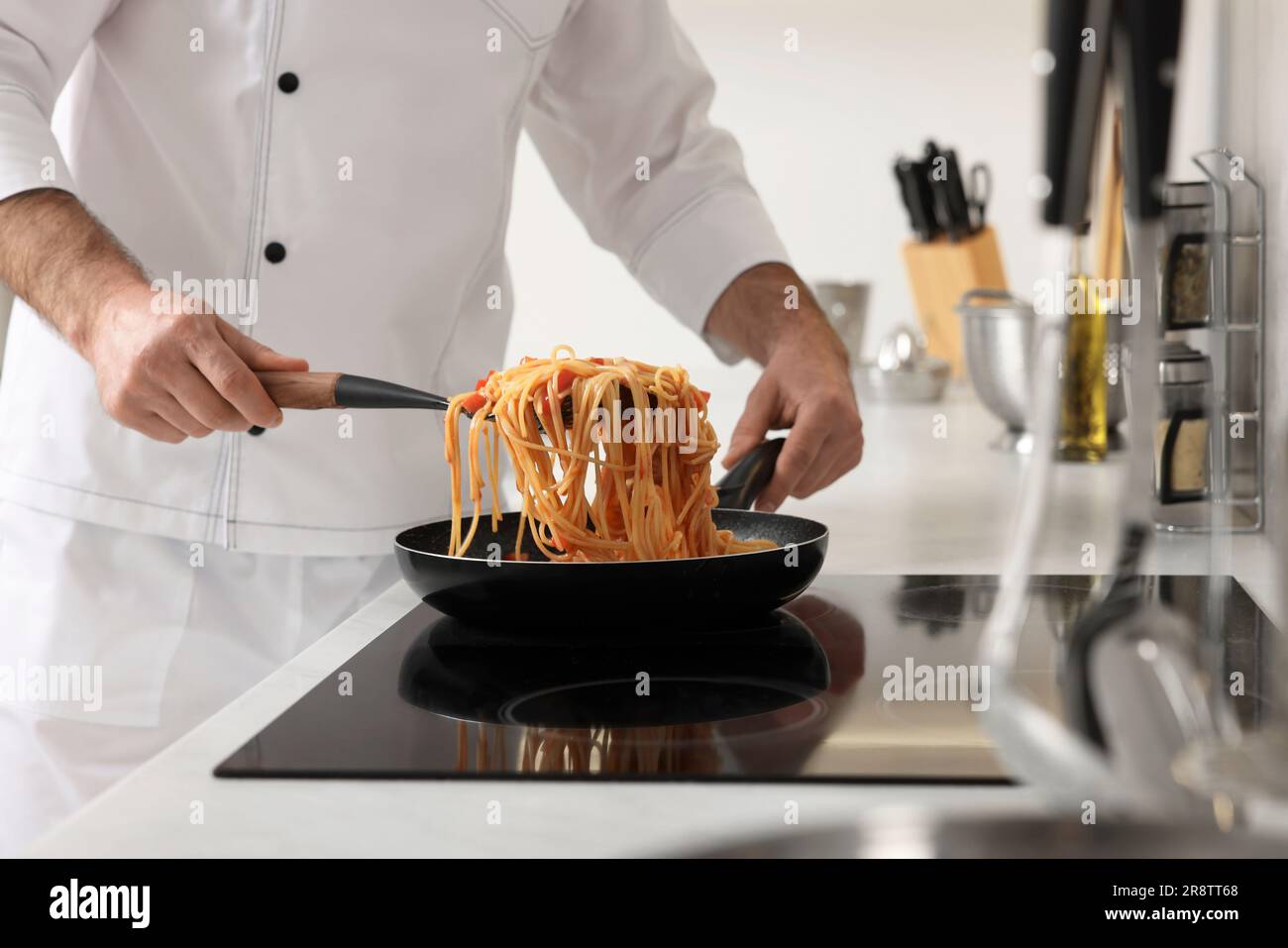 Closeup stove cooking food in hi-res stock photography and images - Alamy