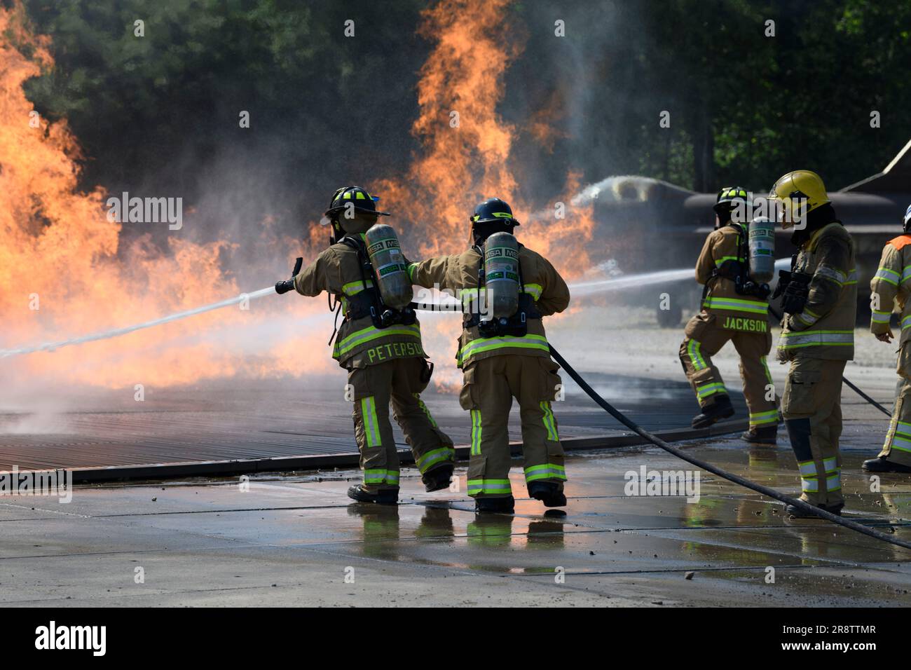 U.S. Air Force Senior Airman Jake Peterson and Senior Airman Zachary ...