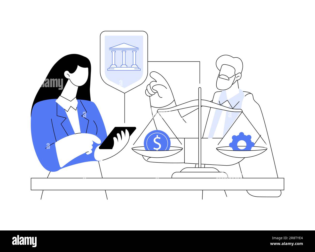 Treasury management abstract concept vector illustration Stock Vector ...