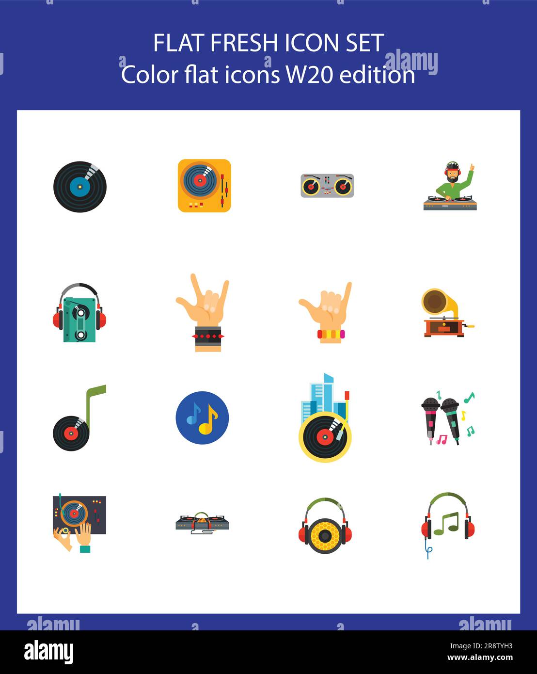 Music icon set Stock Vector Image & Art - Alamy