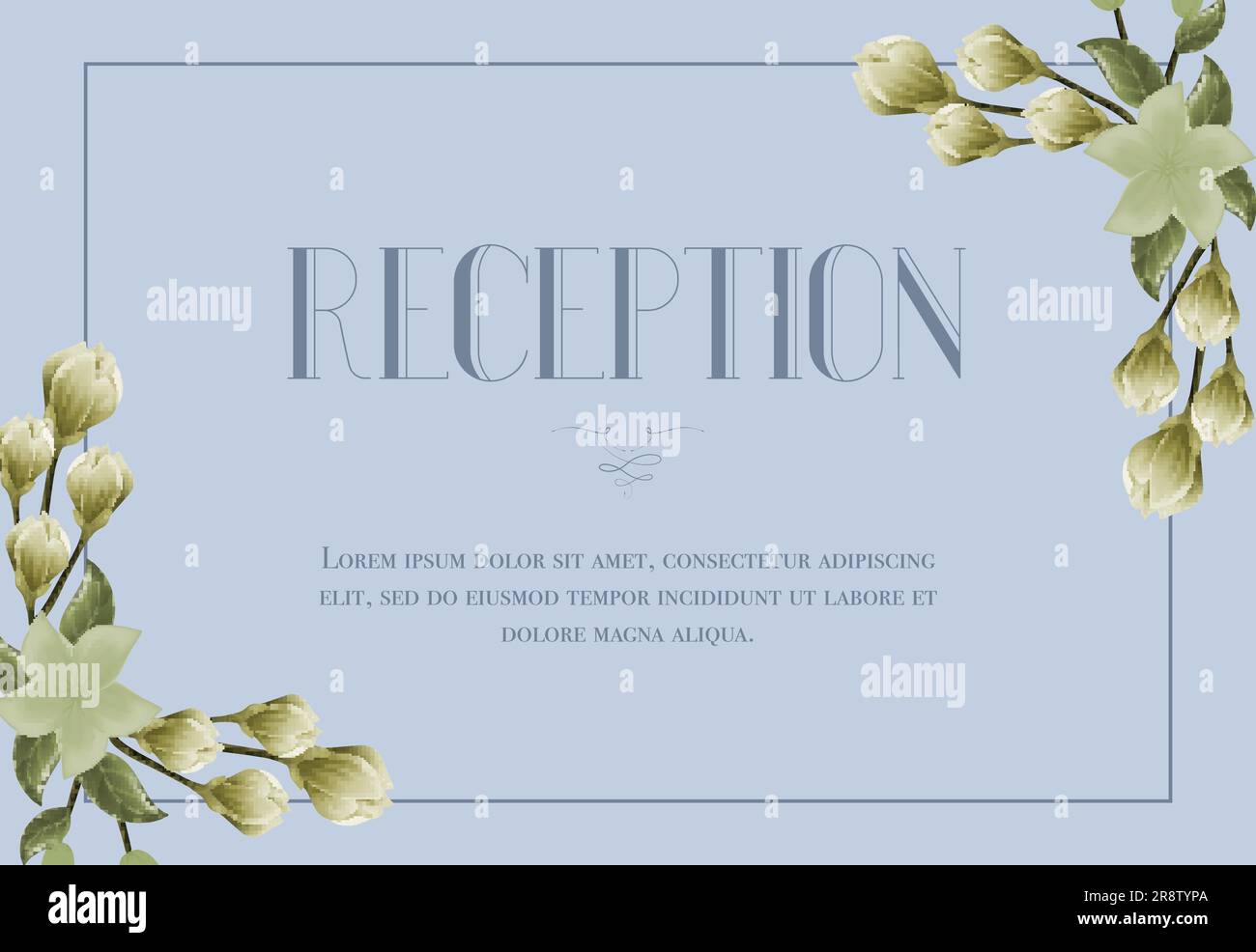 Card template inviting Stock Vector Images - Alamy