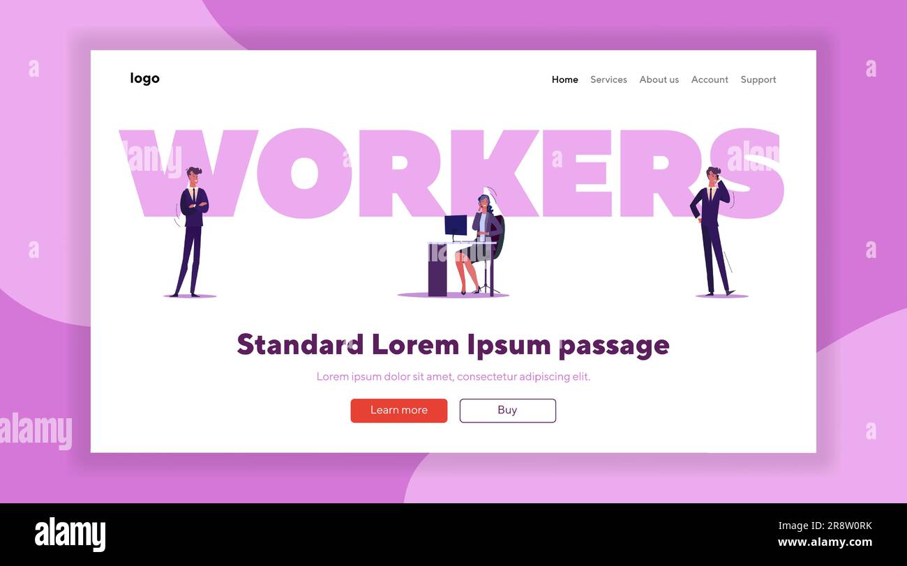 Office workers set Stock Vector Image & Art - Alamy