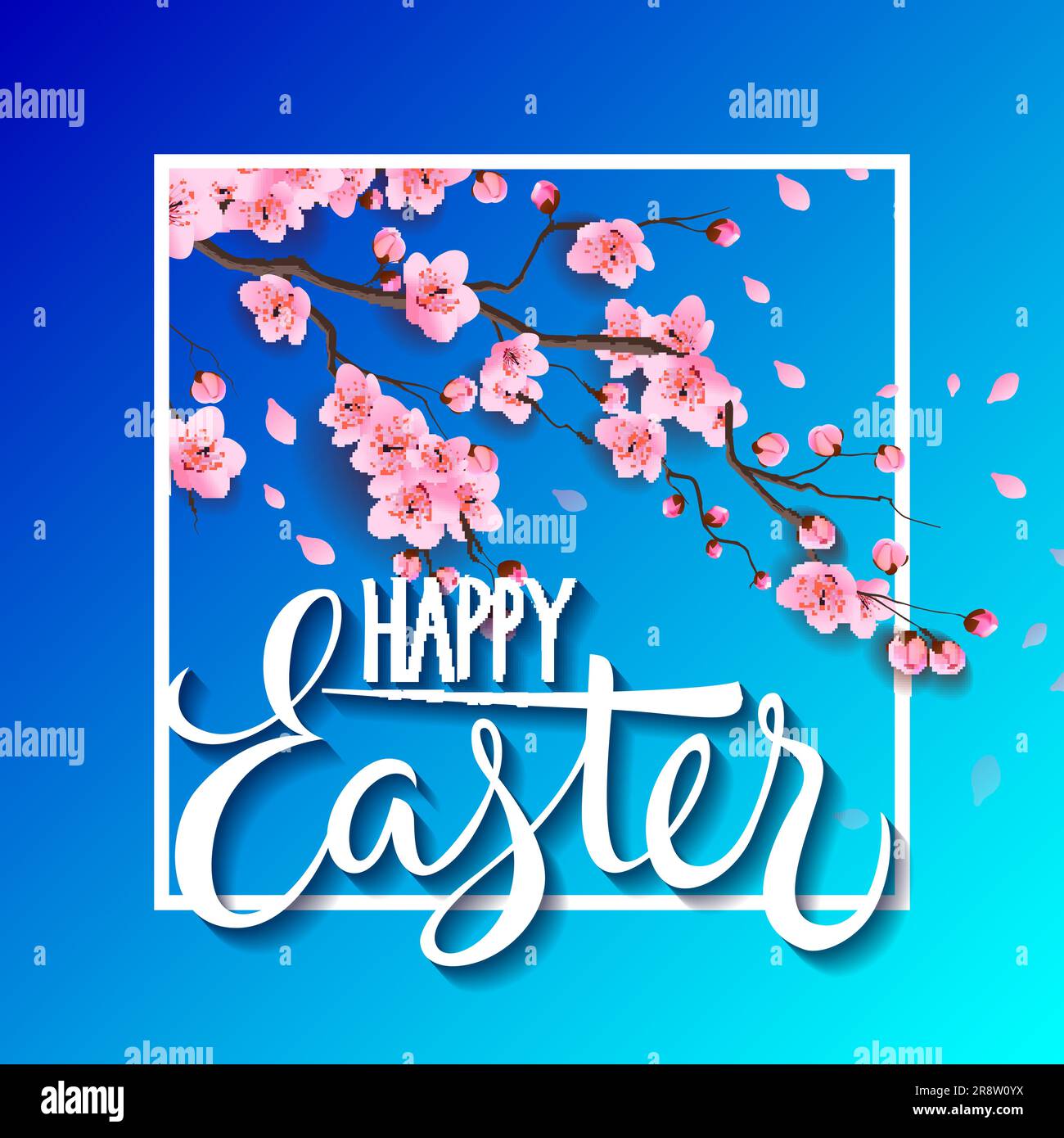 Sakura sunday Stock Vector Images - Alamy